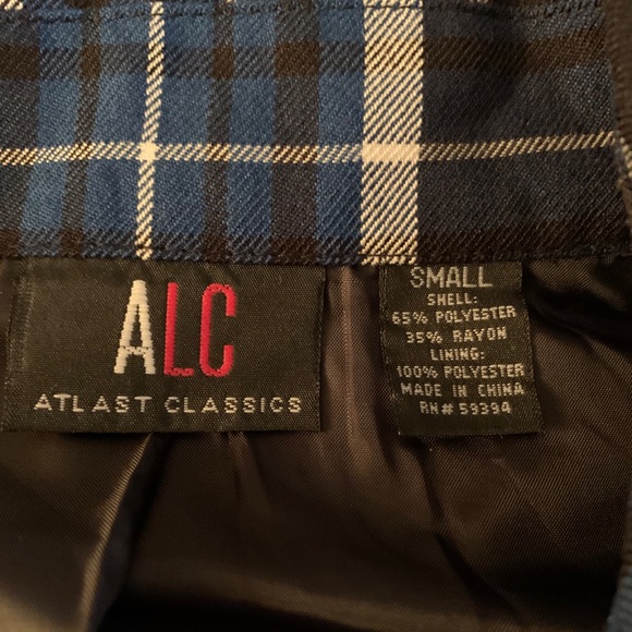 A.L.C. | Jackets & Coats | Alc At Last Classics Tartan Jacket Size S ...